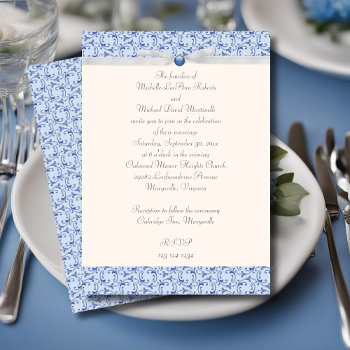 Powder Blue Wedding Invitations – PaperAnn