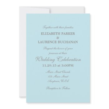 Powder Blue Wedding Invitations – PaperAnn