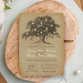Oak Tree Wedding Invitations – PaperAnn